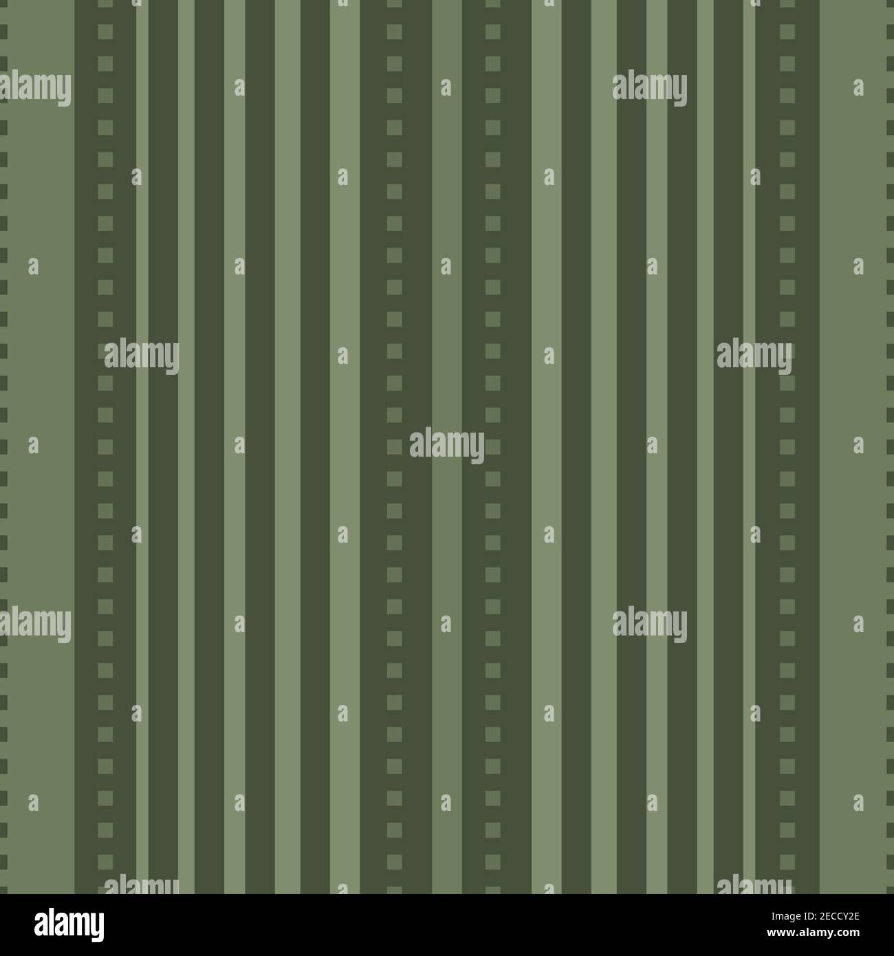 Vector stitch stripe effect seamless pattern background. Sage green ...