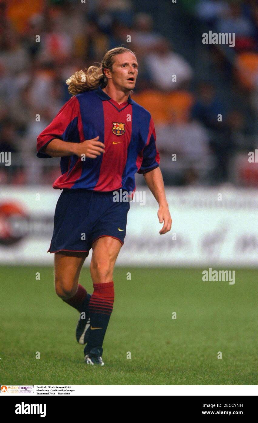 Football action emmanuel petit hi-res stock photography and images - Alamy