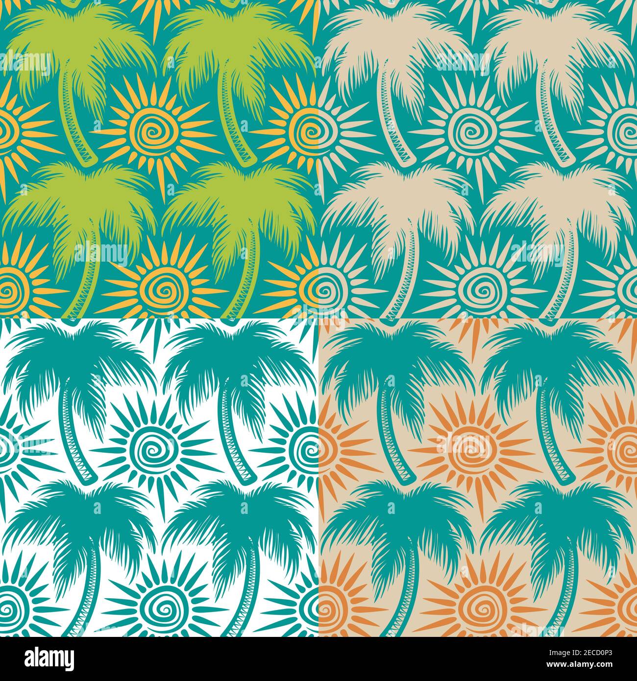 Palm trees with date fruit Stock Vector Images - Alamy
