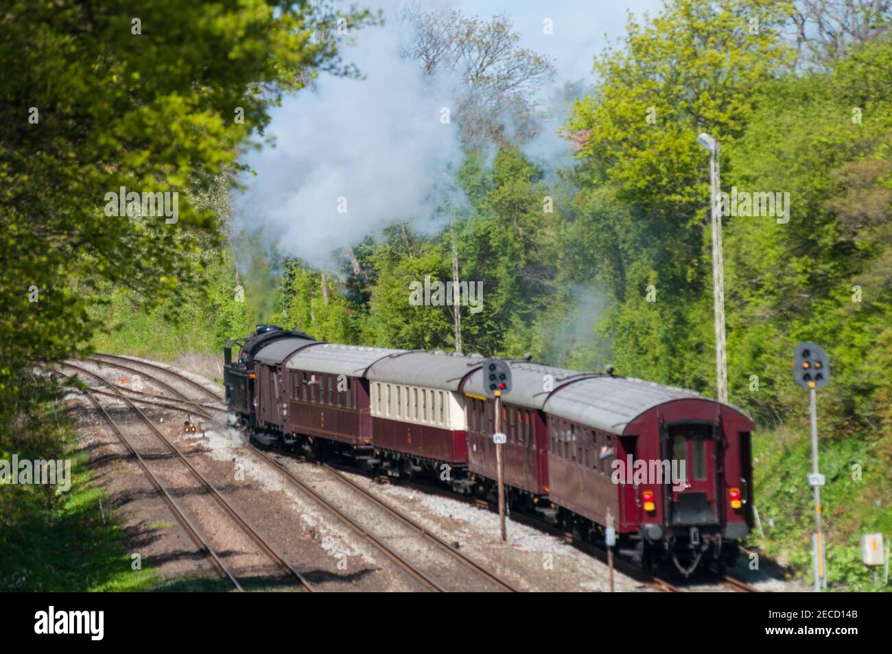 Old steam train in hi-res stock photography and images - Alamy
