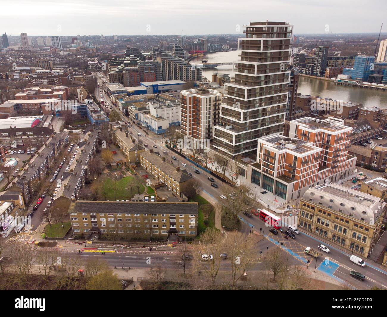 Winstanley estate aerial hi-res stock photography and images - Alamy