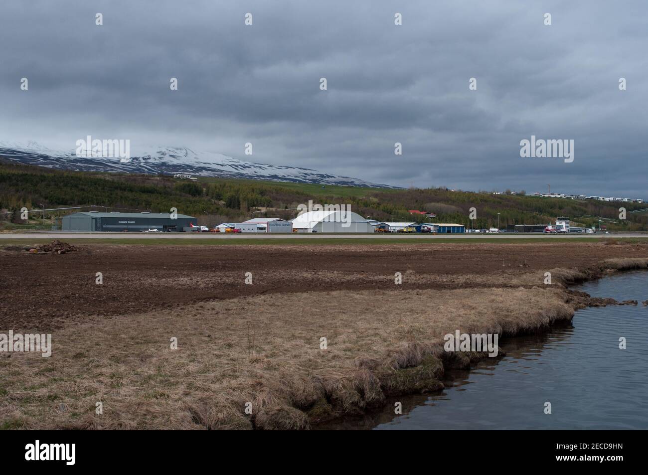 Akureyri airport in Iceland Stock Photo - Alamy