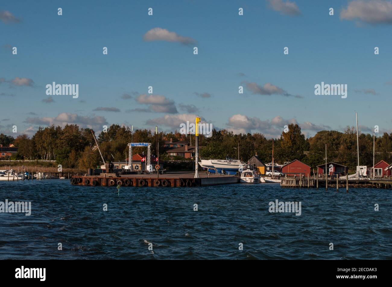 The harbor of island of Bogoe in Denmark Stock Photo - Alamy