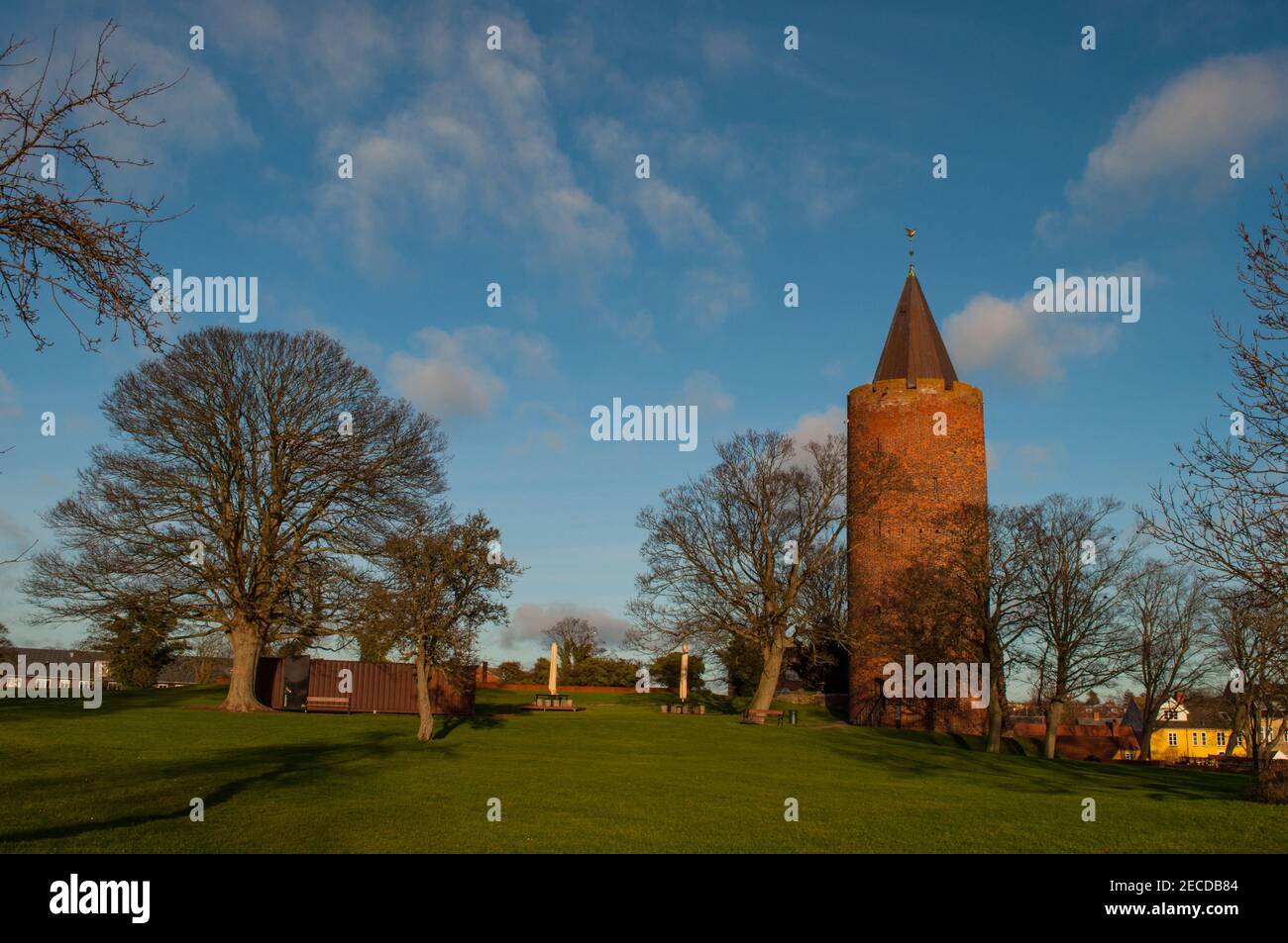 the Goose tower at Vordingborg castle ruins in Denmark Stock Photo - Alamy