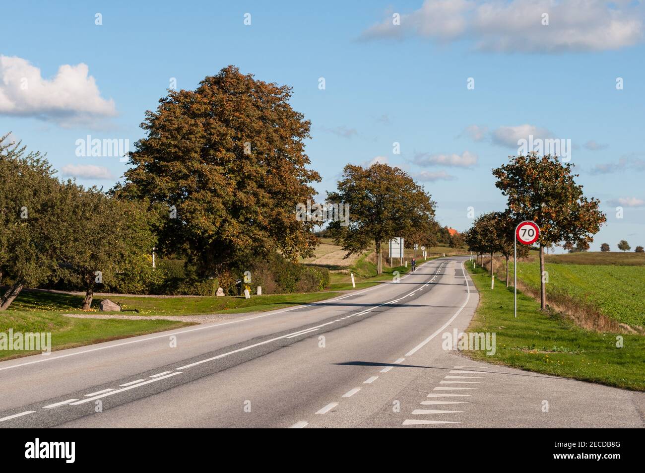 road on the island of Bogoe in Denmark Stock Photo - Alamy