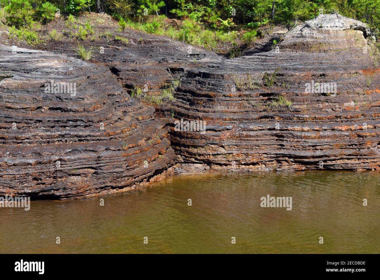 Nicknamed the Arkansas Grand Canyon, at White Oak Lake State Park ...