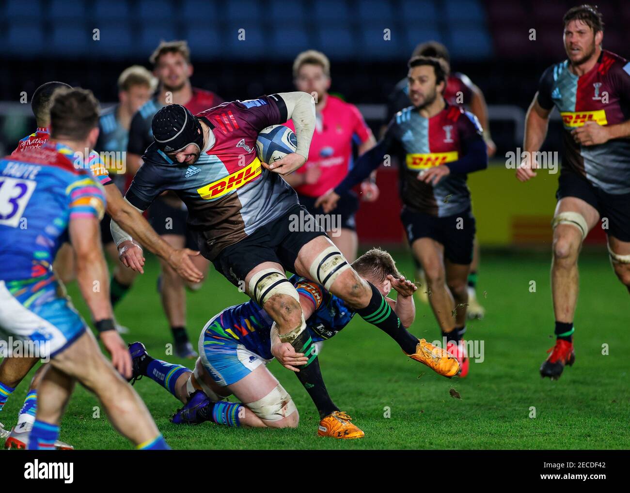 Twickenham Stoop, London, UK. 13th Feb, 2021. English Premiership Rugby ...