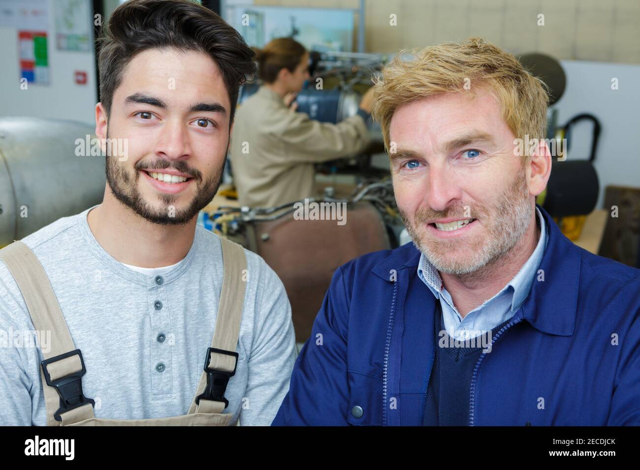 Two men in carpentry hi-res stock photography and images - Alamy