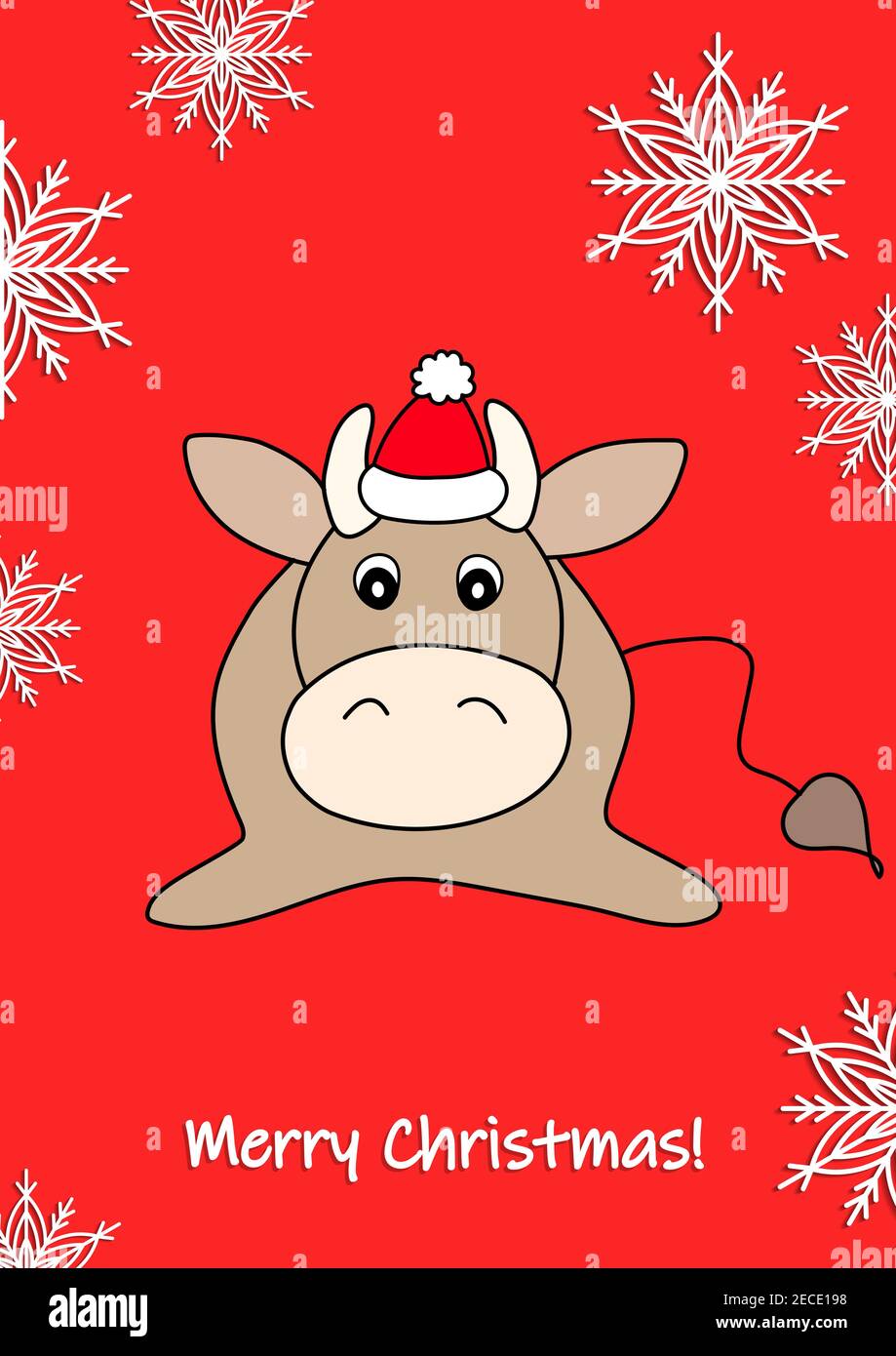 Merry Christmas, holiday, celebration greeting and invitation card ...