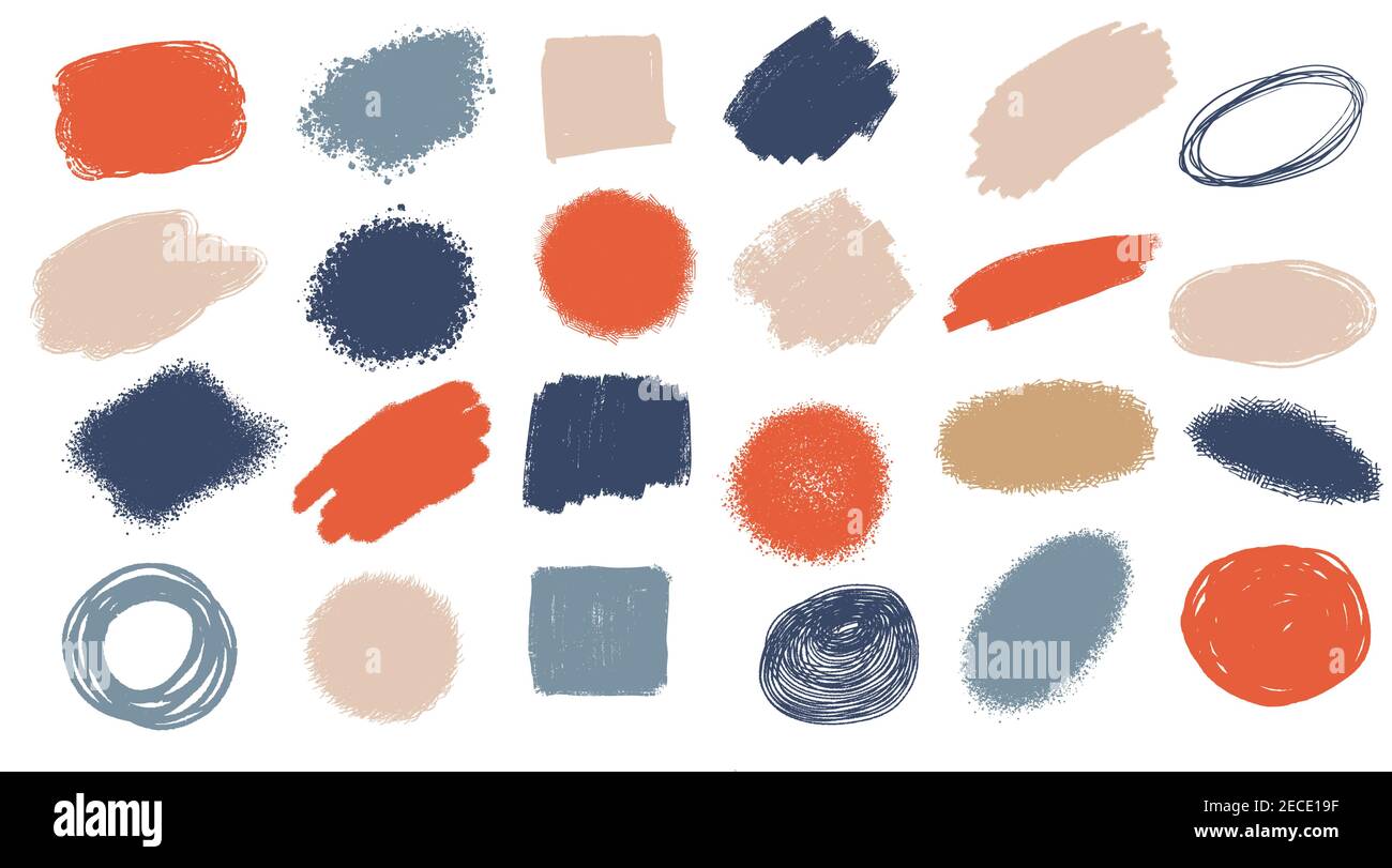 Grunge circles text template Stock Vector Images - Alamy