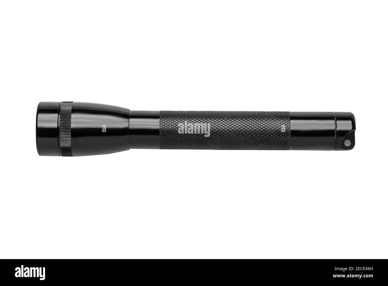 Flashlight isolated on white background with clipping path Stock Photo ...