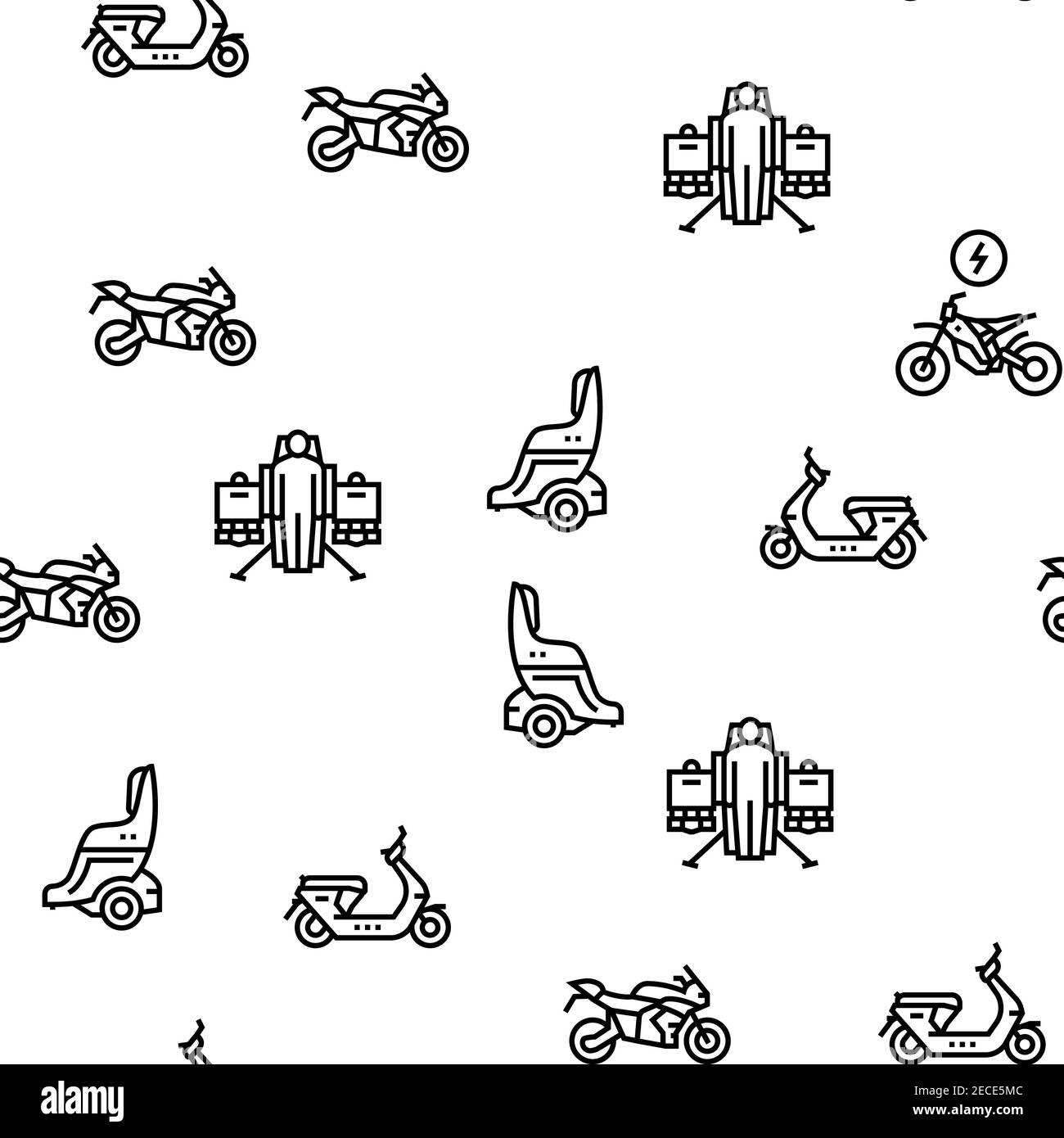 Personal Transport Vector Seamless Pattern Stock Vector Image & Art - Alamy