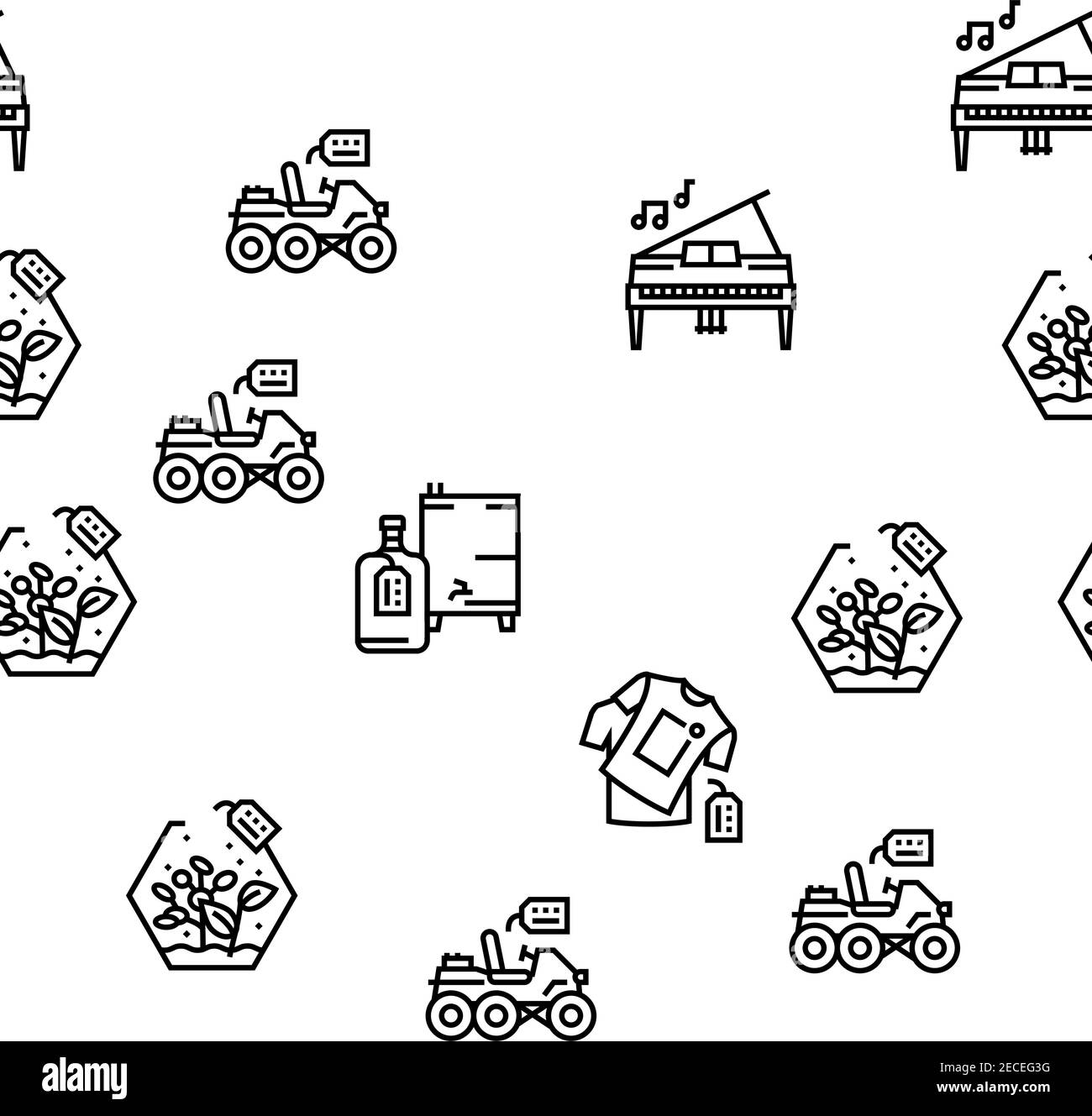 Diy Crafts Handmade Vector Seamless Pattern Stock Vector Image & Art ...