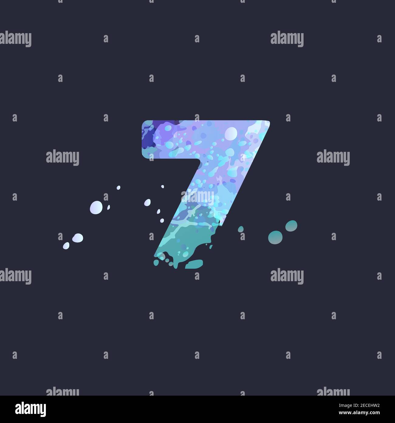 7 white spots Stock Vector Images - Alamy