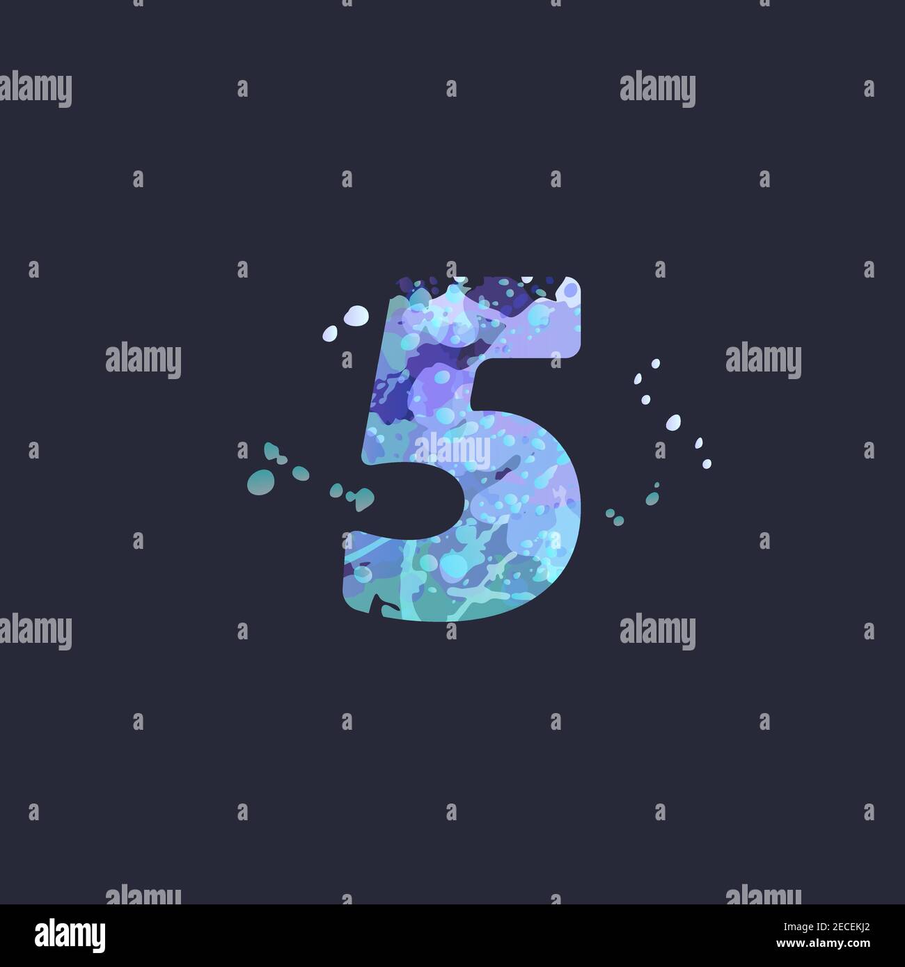 5 spots Stock Vector Images - Alamy