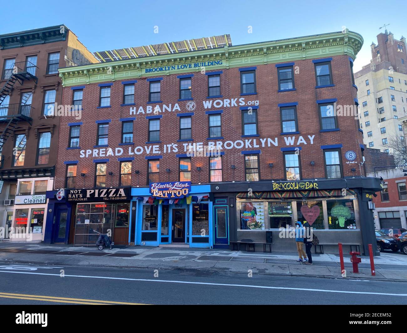 Brooklyn Love Building on Fulton Street in the Fort Greene neighborhood ...