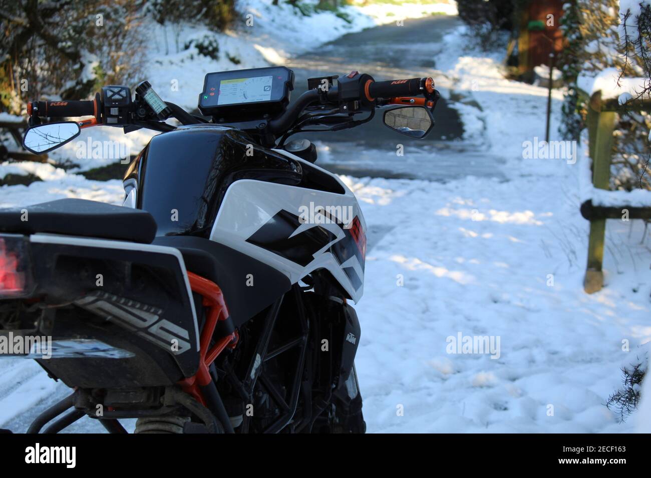 Motorcycle snow ice hi-res stock photography and images - Alamy