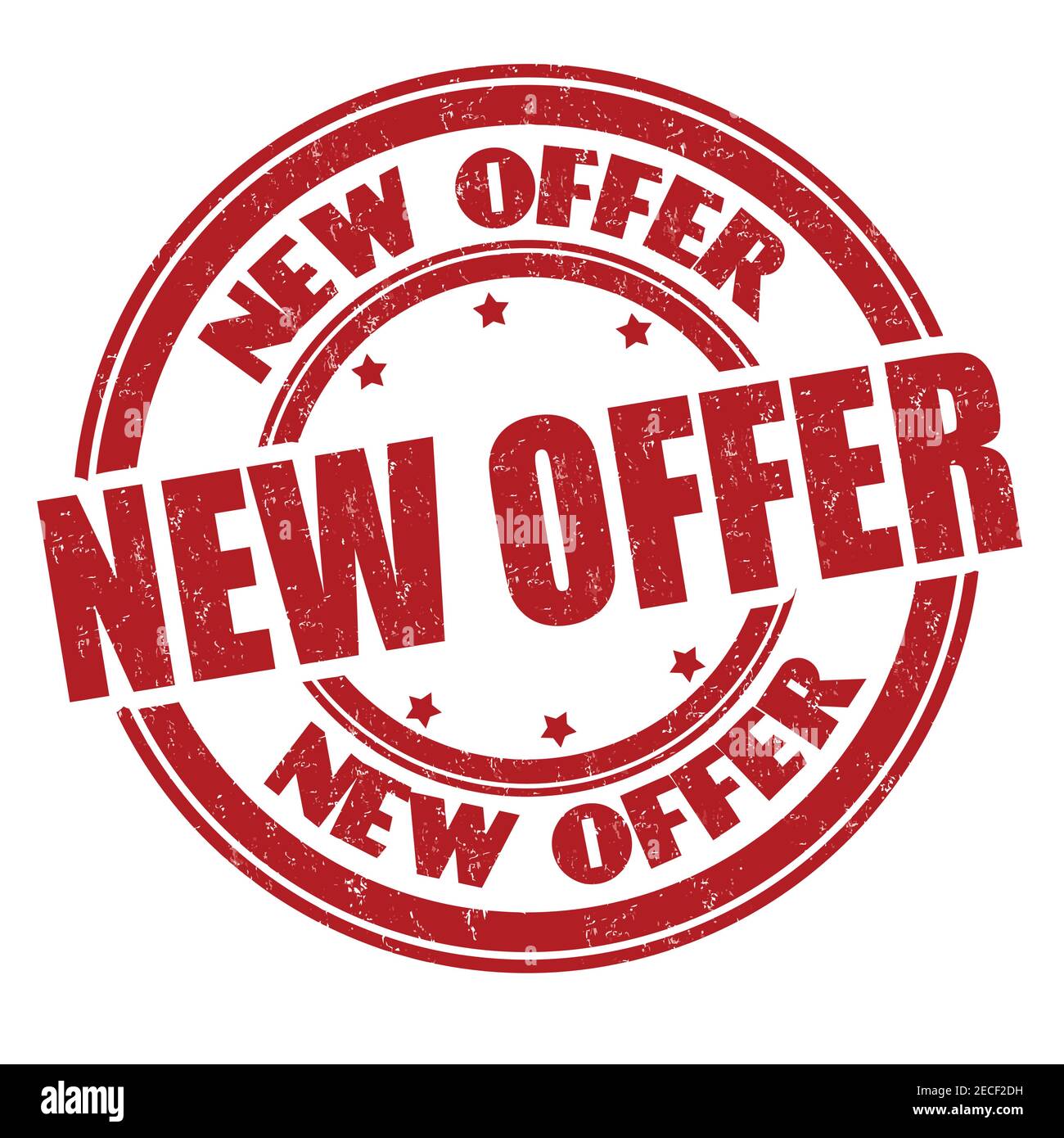 New offer grunge rubber stamp on white background, vector illustration ...