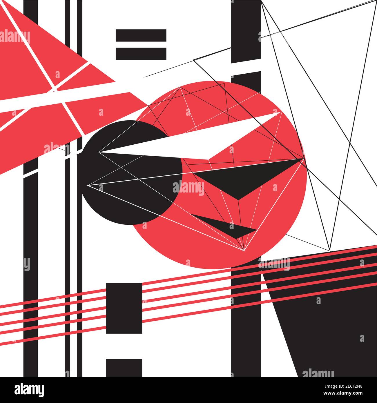 Abstract Multi Colored Background Of Geometric Objects Stock Vector Image And Art Alamy