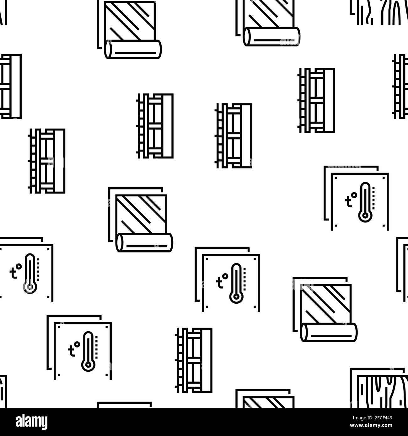 Insulation Building Vector Seamless Pattern Stock Vector Image & Art ...