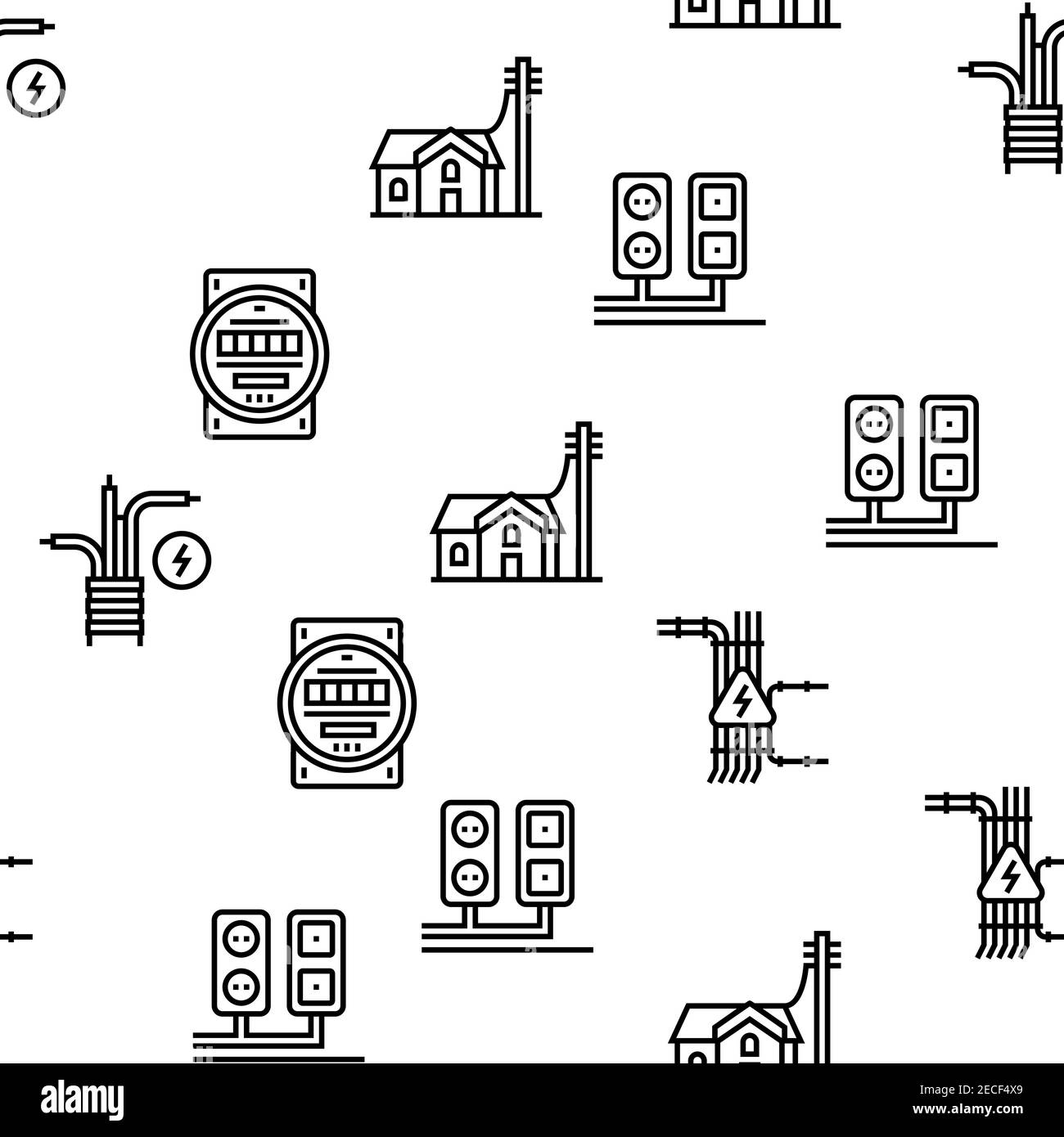 Electrical Installation Tool Icons Set Vector Stock Vector Image And Art