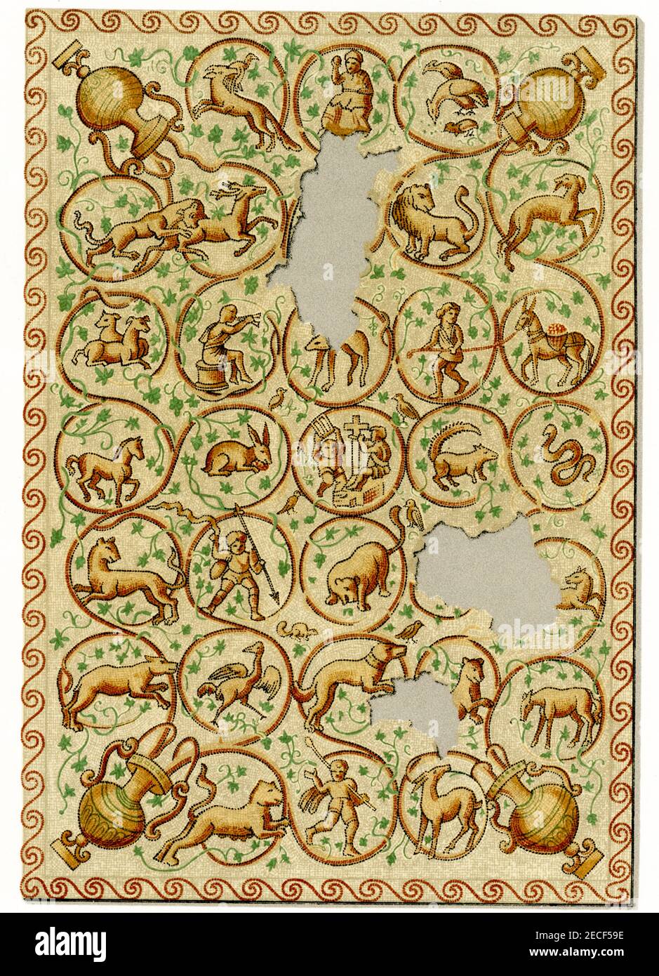 300s ad mosaic pavement hi-res stock photography and images - Alamy