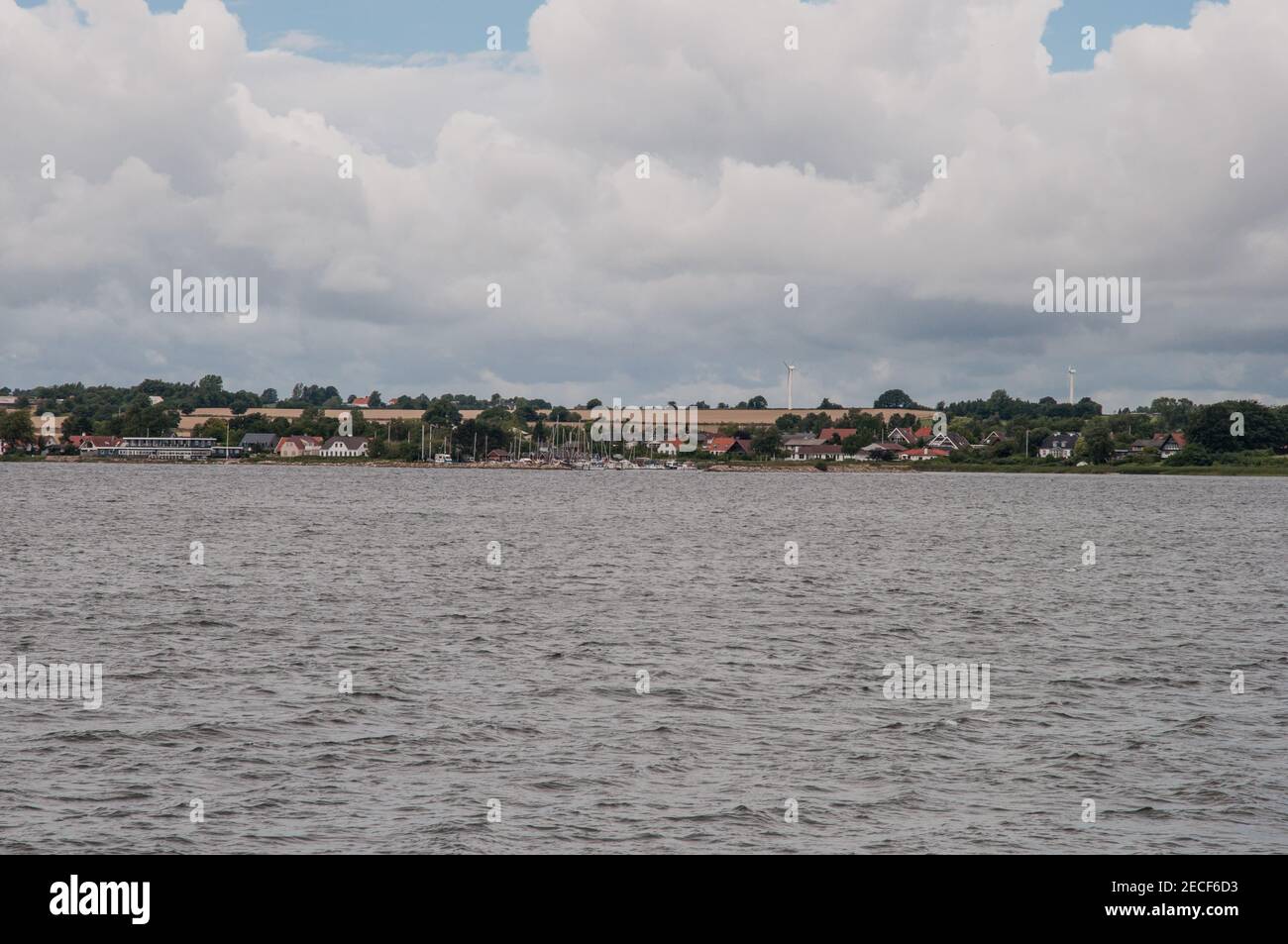 Village of hoerby along Holbaek fjord in Denmark Stock Photo - Alamy