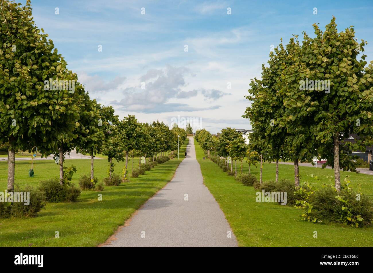 path in the suburbs of Naestved in Denmark Stock Photo - Alamy