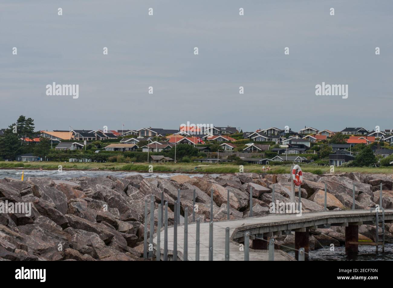 Summer houses in Karrebaeksminde in Denmark Stock Photo - Alamy