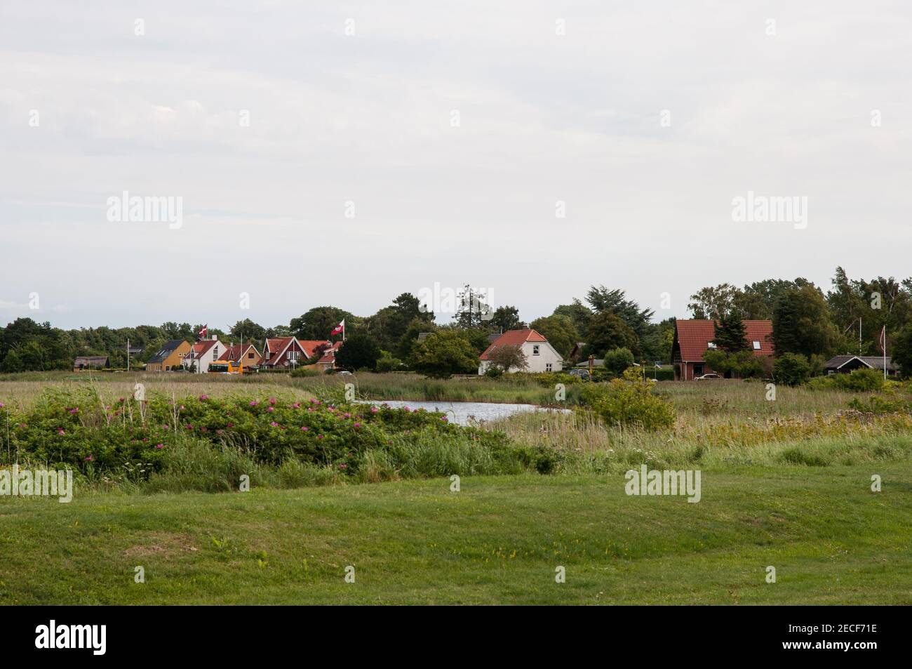 Houses on Karrebaeksminde in Denmark Stock Photo - Alamy