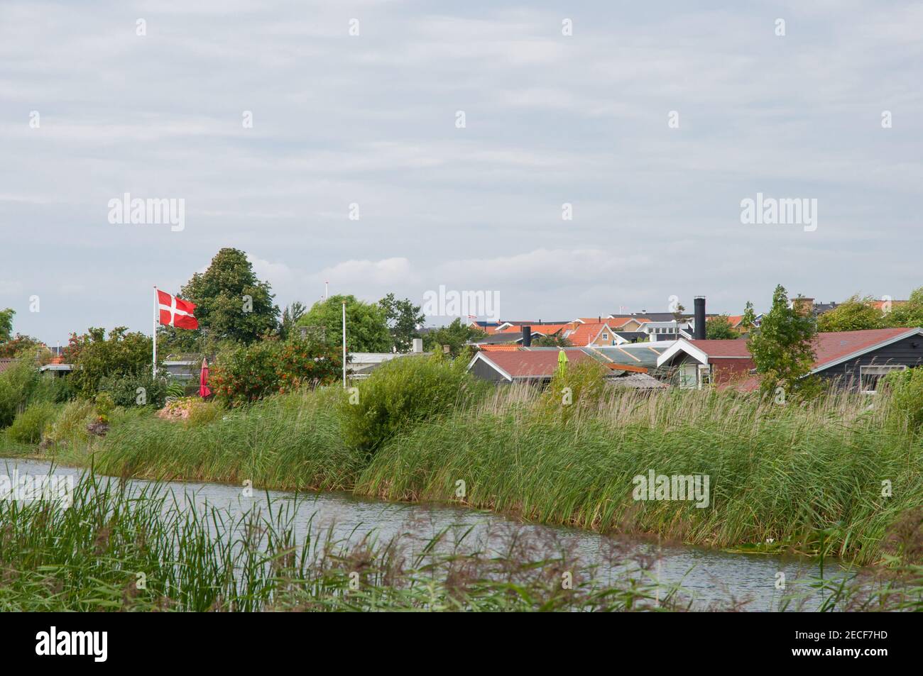 holiday homes in Karrebaeksminde in Denmark Stock Photo - Alamy
