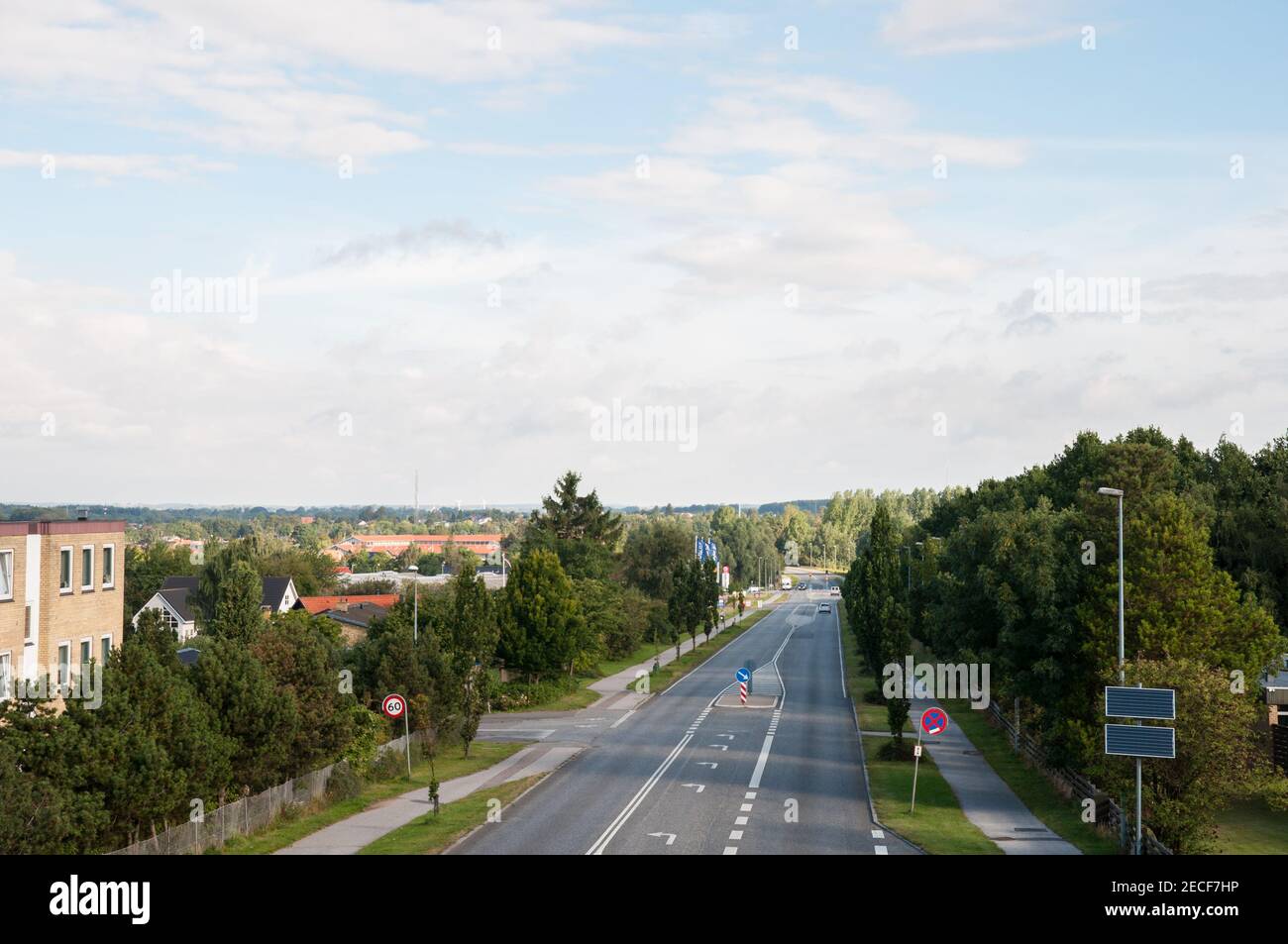 road in town of Naestved in Denmark Stock Photo - Alamy