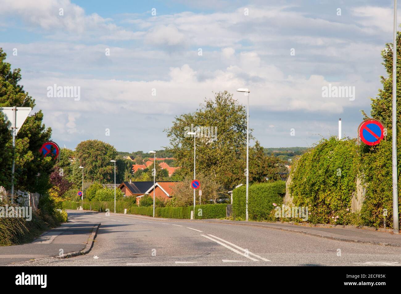 road in town of Naestved in Denmark Stock Photo - Alamy