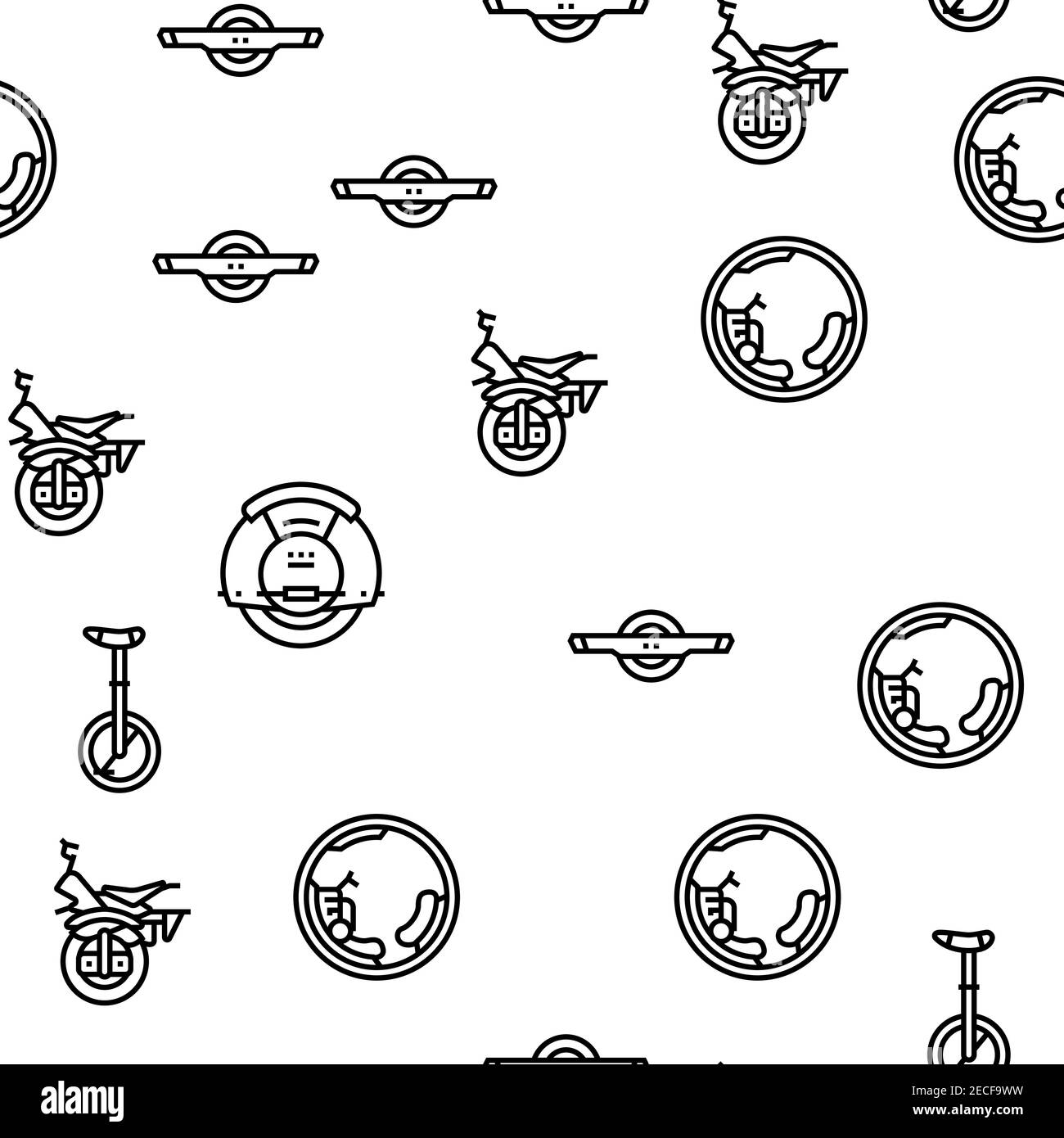 Personal Transport Vector Seamless Pattern Stock Vector Image & Art - Alamy