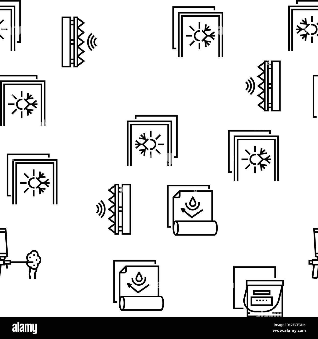 Insulation Building Vector Seamless Pattern Stock Vector Image & Art ...