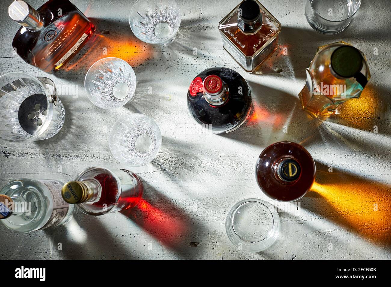 Overhead Bar shot Stock Photo - Alamy