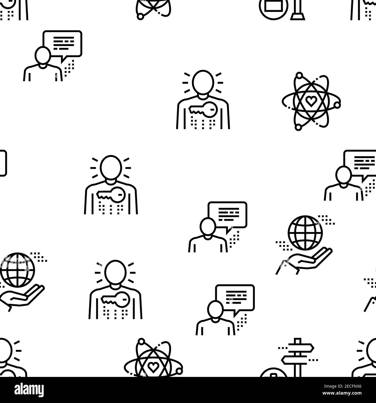 Business Ethics Moral Vector Seamless Pattern Stock Vector Image & Art ...