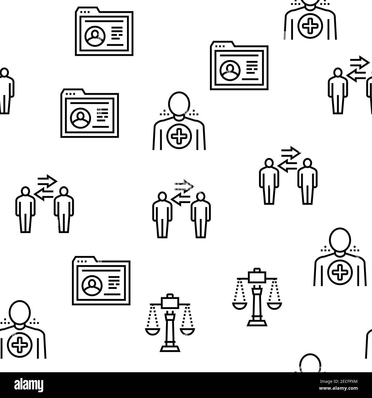 Business Ethics Moral Vector Seamless Pattern Stock Vector Image & Art ...