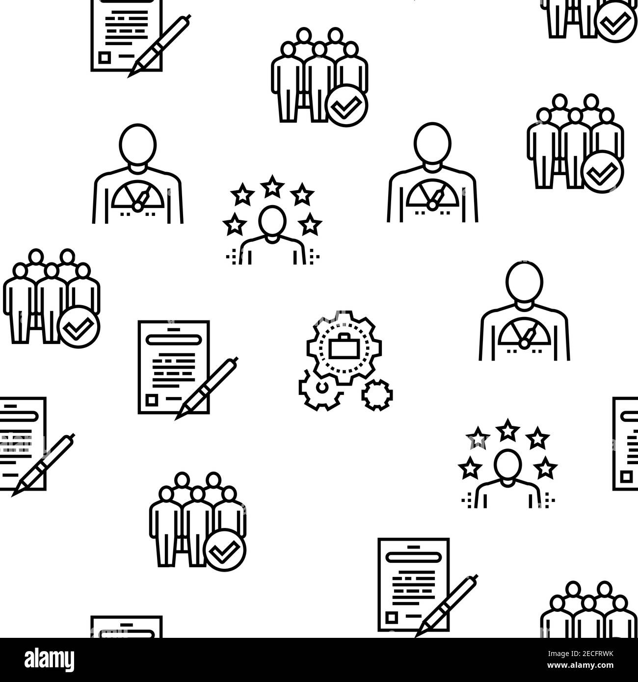 Business Ethics Moral Vector Seamless Pattern Stock Vector Image & Art ...