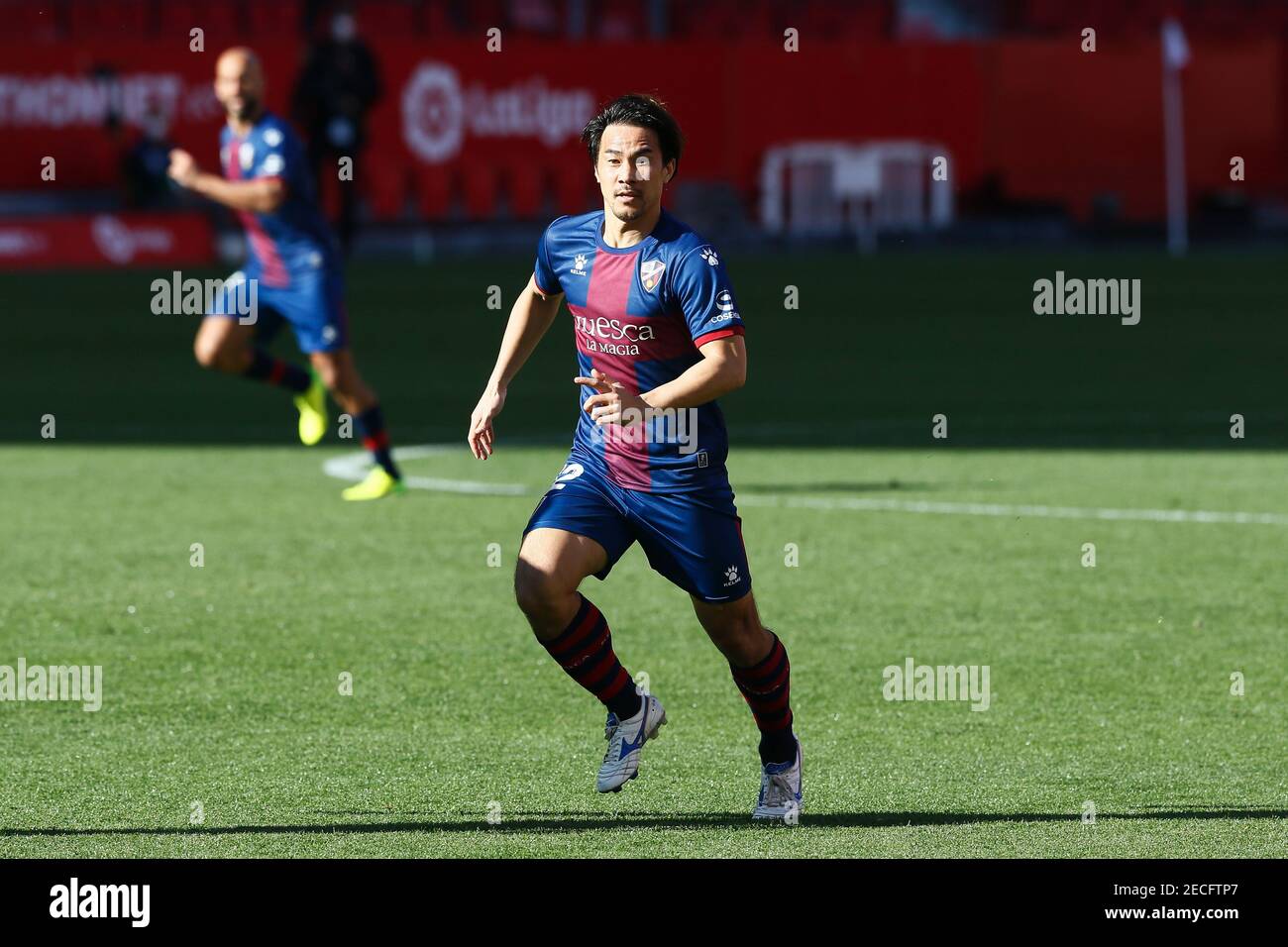 Sevilla, Spain. 13th Feb, 2021. Shinji Okazaki (Huesca) Football/Soccer ...