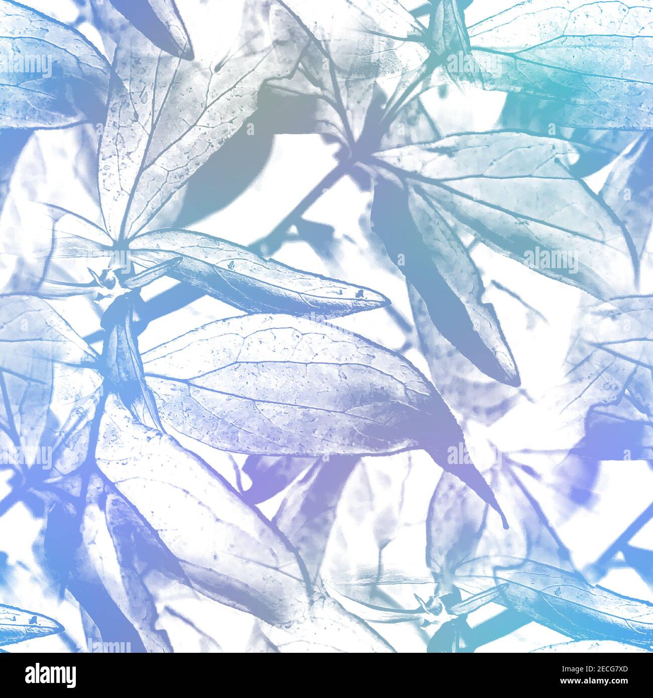 Seamless satin soft pastel color leaves pattern Stock Photo - Alamy