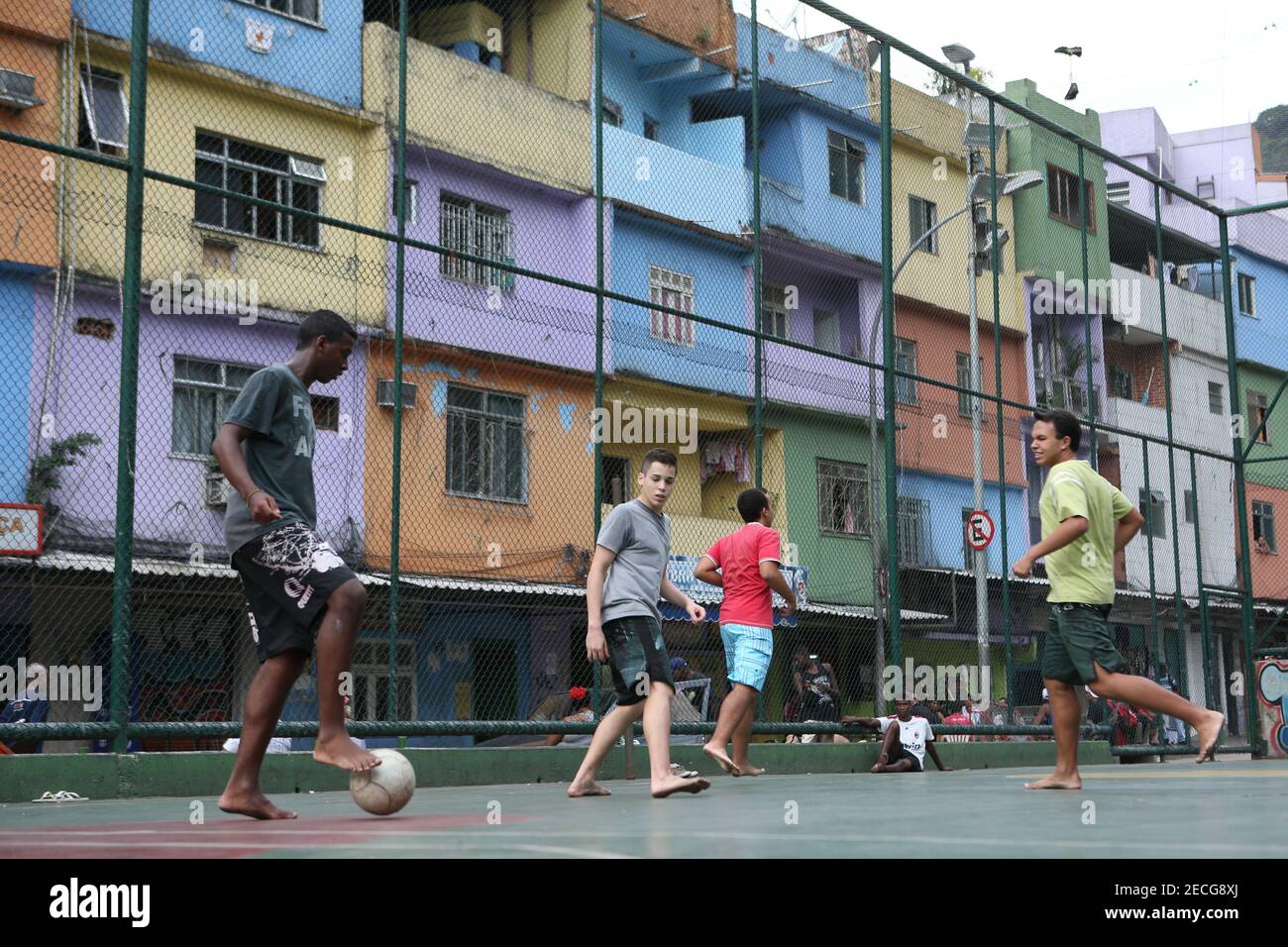 Favela Brazil Football Children High Resolution Stock Photography and ...