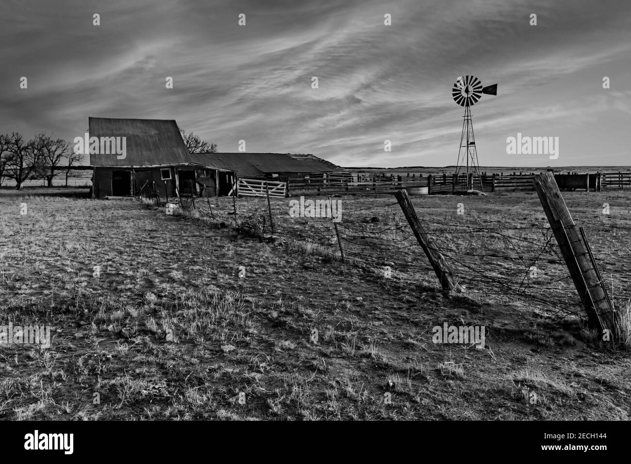 Old horse farm Stock Photo - Alamy