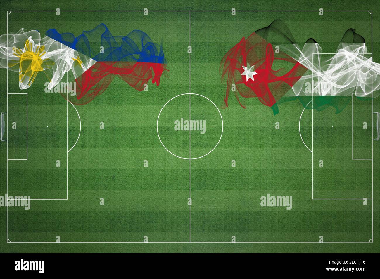 Philippines vs Jordan Soccer Match, national colors, national flags ...
