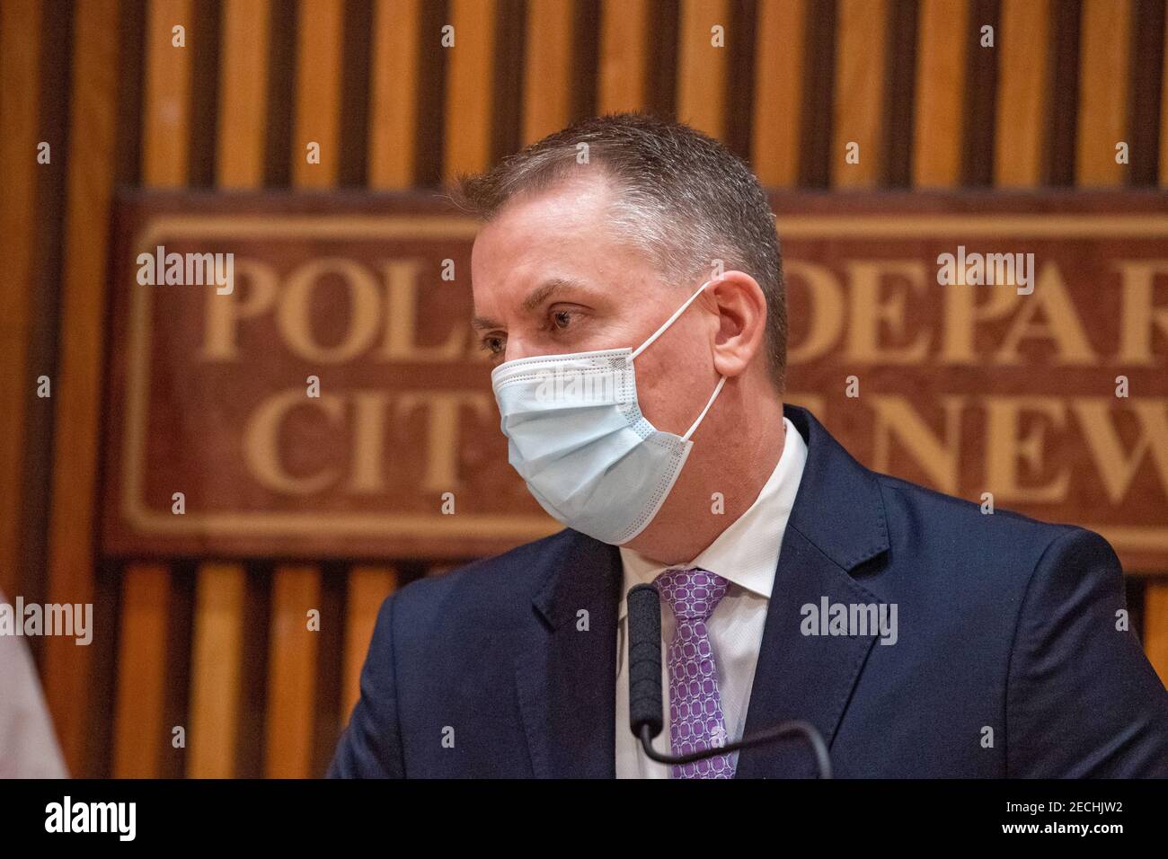 NEW YORK, NY - FEBRUARY 13: New York City Police Commissioner Dermot F ...
