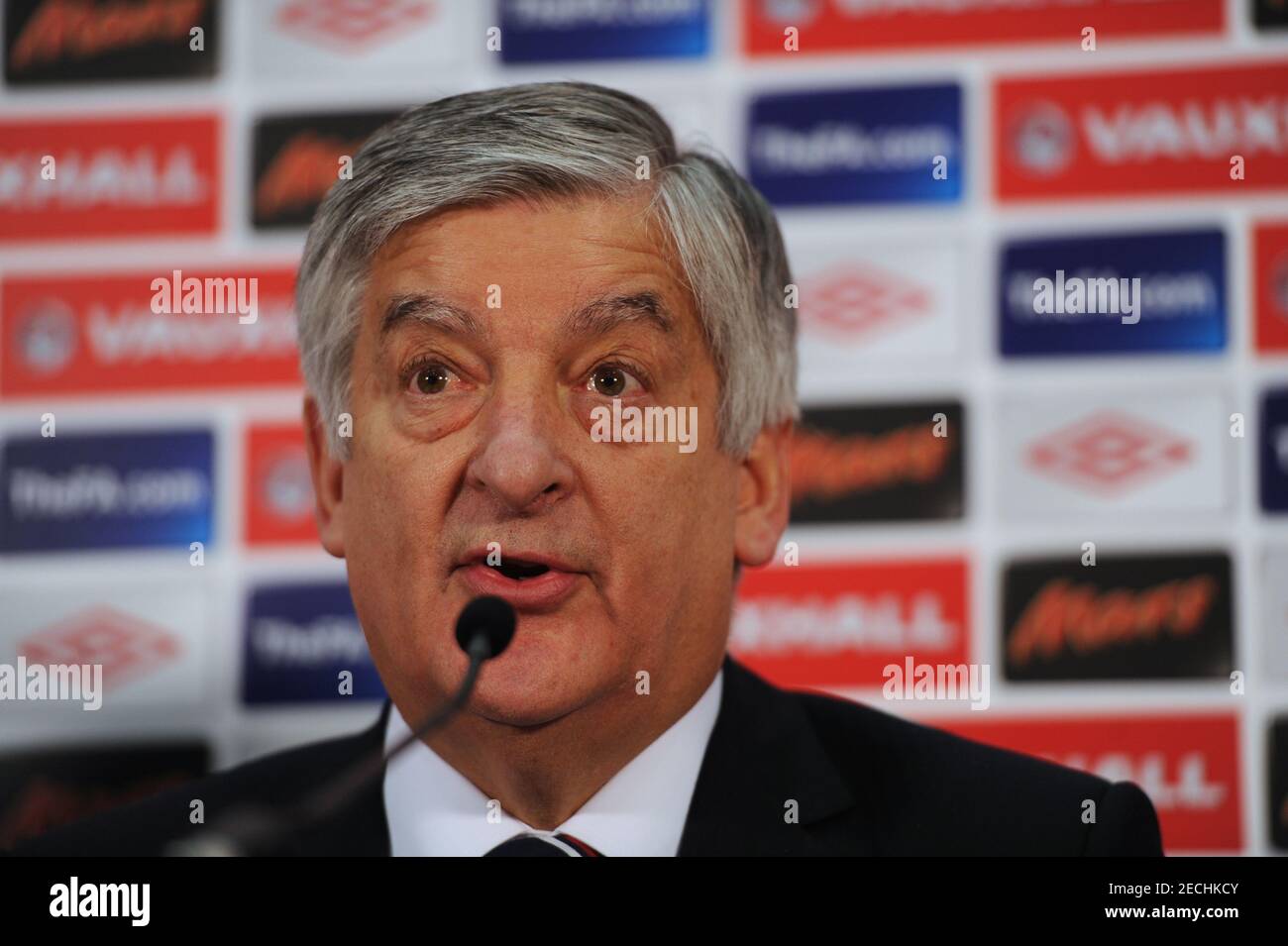 Fa chairman david bernstein press conference wembley stadium hi-res ...