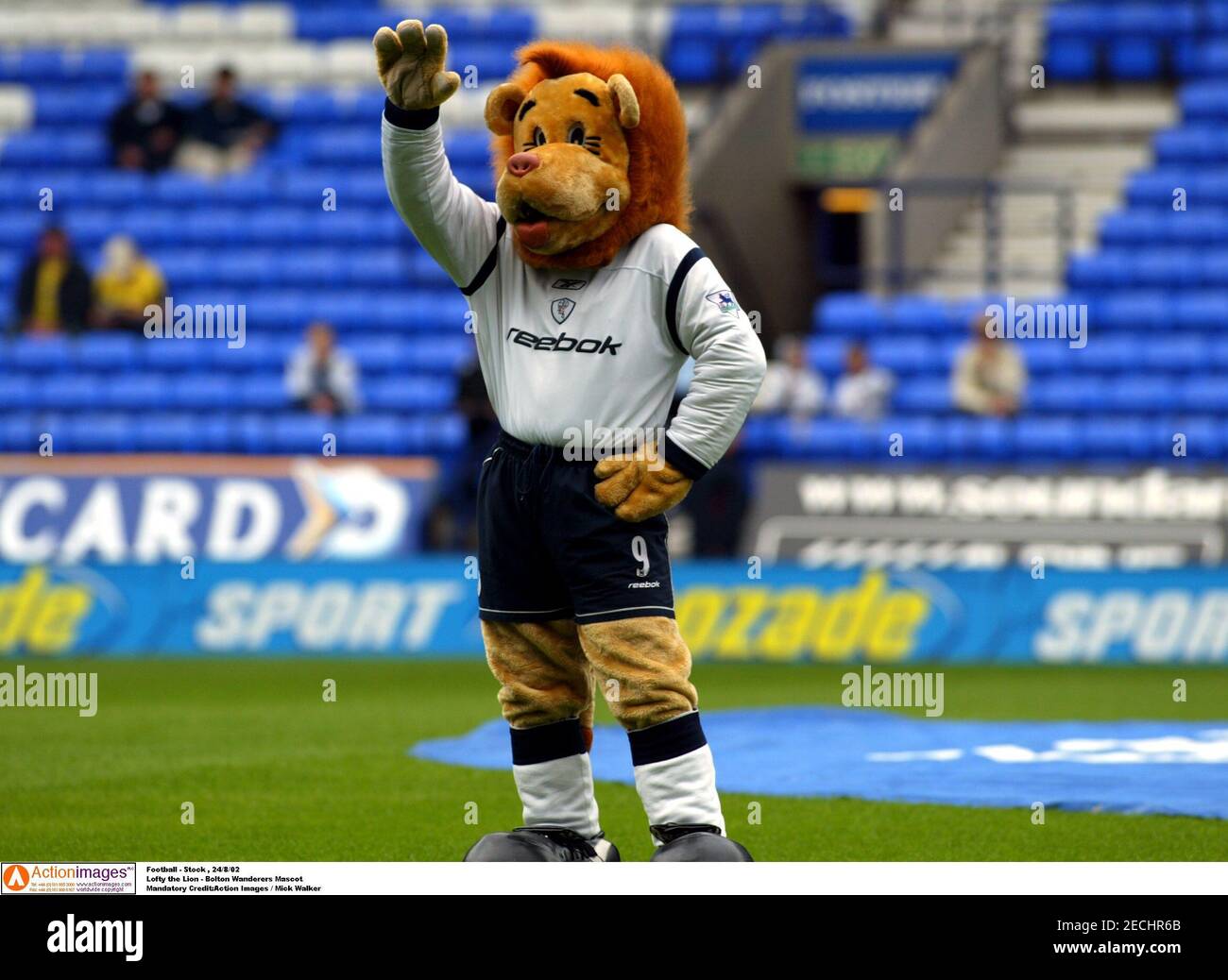Bolton wanderers mascot lofty lion hi-res stock photography and images ...