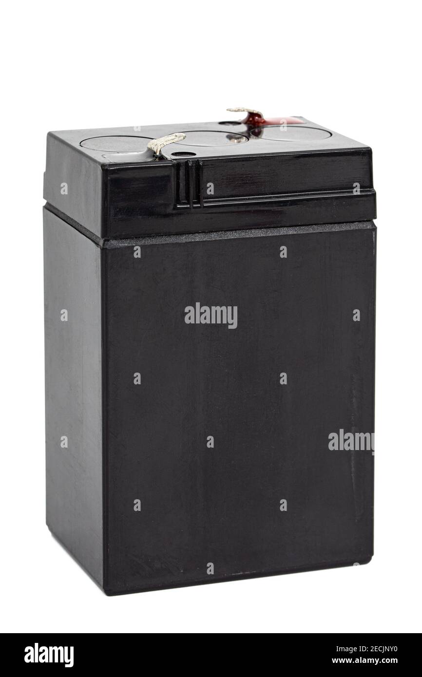 Acid rechargeable battery, isolated on white background Stock Photo - Alamy