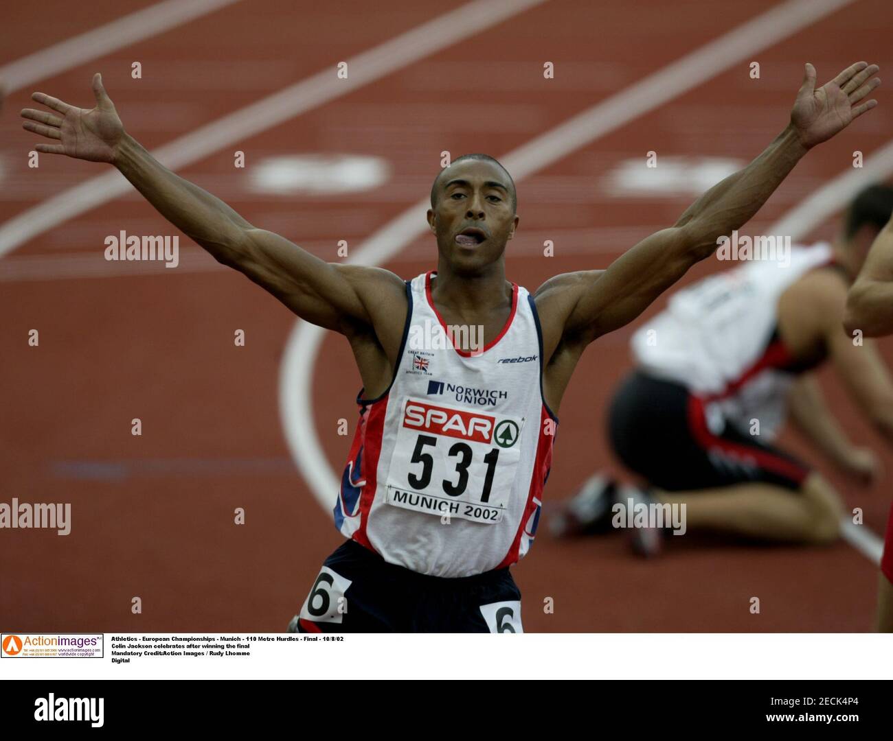 Colin jackson 110 hurdles hi-res stock photography and images - Alamy