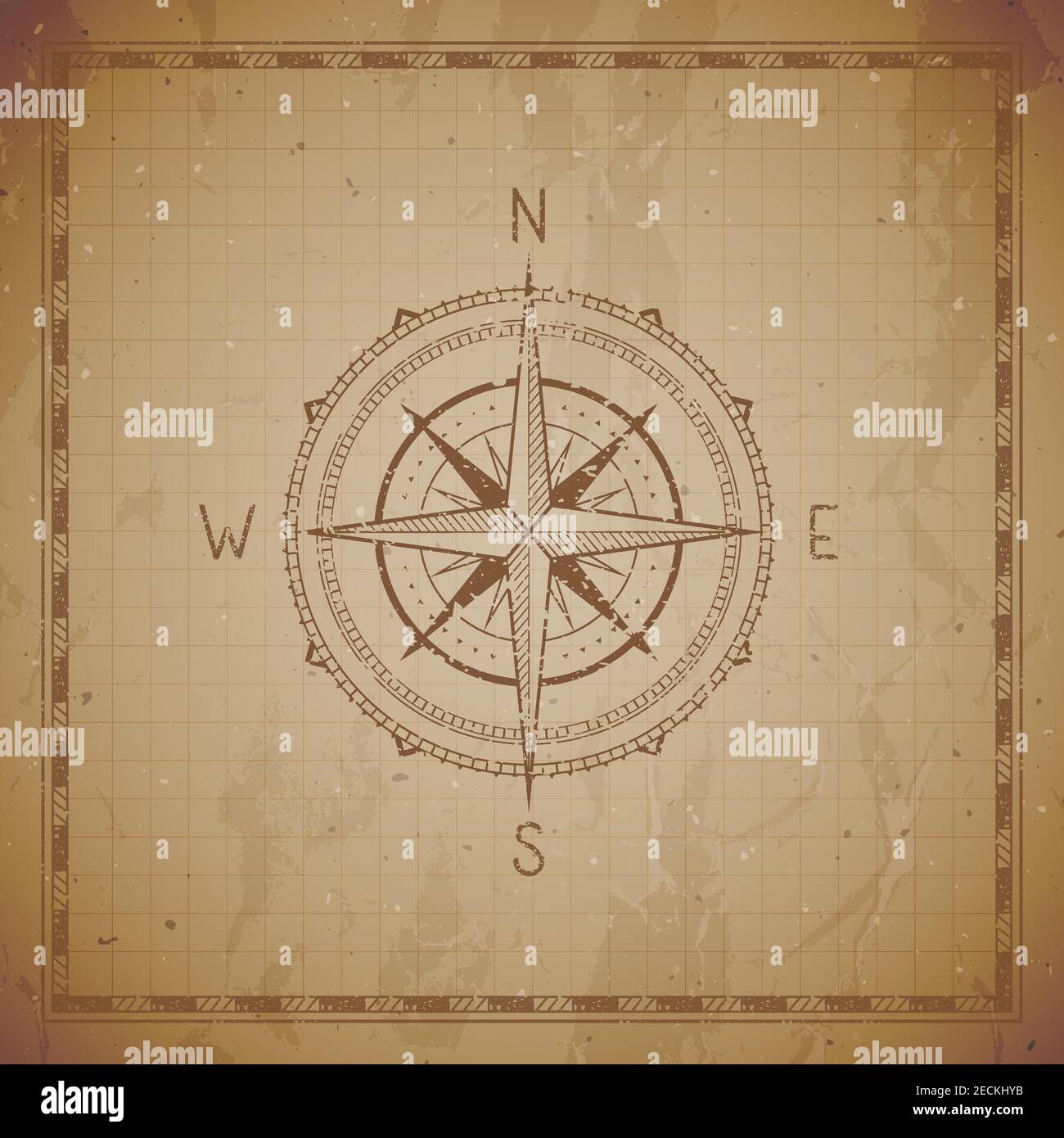 Directions on a map Stock Vector Images - Alamy